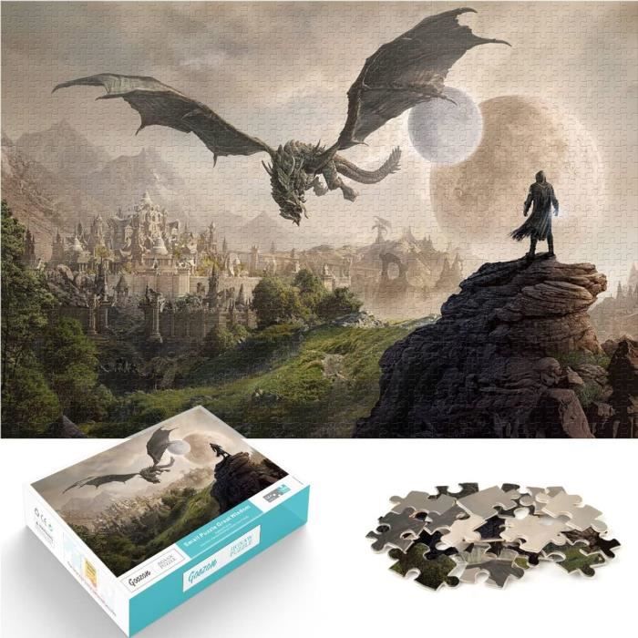 Puzzle 1000 Pièces The Elder Scrolls Puzzle Adultes Et Enfants Puzzle ...