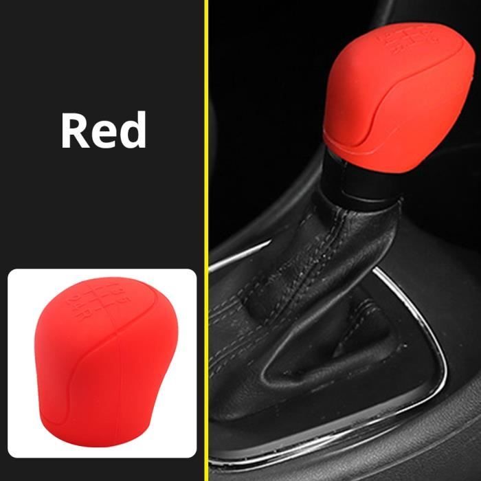 Pommeau de levier de vitesse automobile en silicone,couvercle de ...