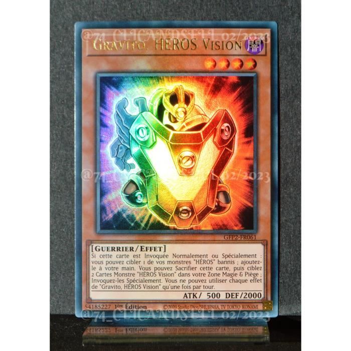Carte YU-GI-OH GFP2-FR061 Gravito, HÉROS Vision NEUF FR - Cdiscount ...