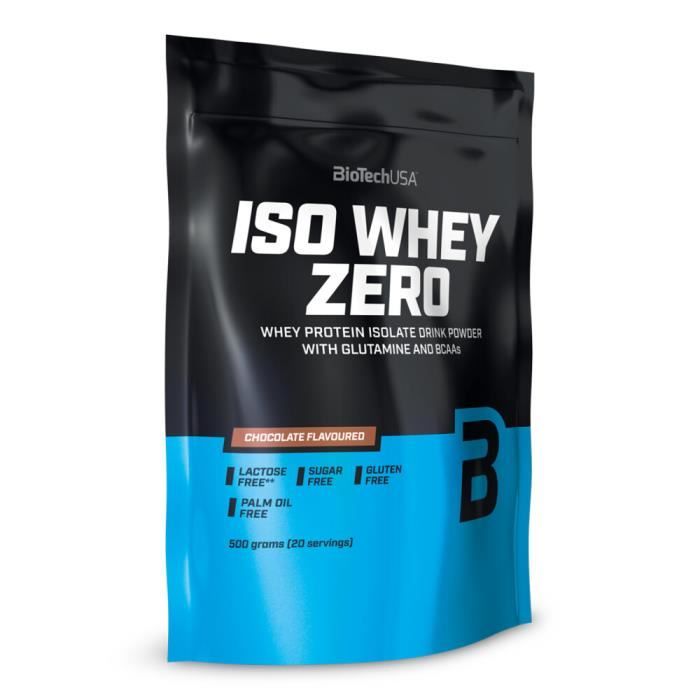 Whey native Iso Whey Zero - Gingerbread 500g - Cdiscount Sport