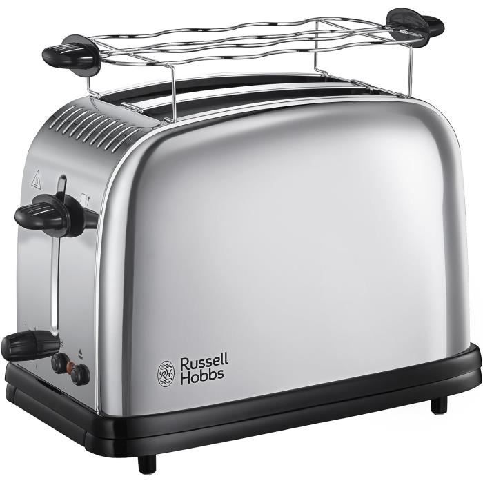 Toaster Grille Pain 1670W,2 Fentes,Chauffe Viennoiseries,Rapide-23310 ...