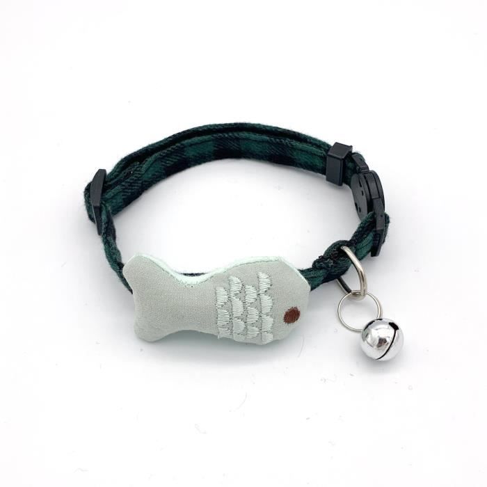 CRAZE Cat Collar Personalized Adjustable Buckle Fish Cat Collar Pet ...