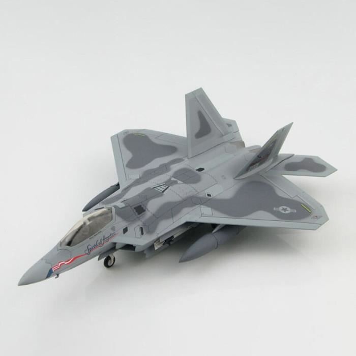Alliage de métal moulé sous pression F22 modèle 1/72 échelle F-22 ...