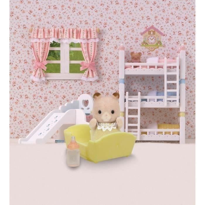 SYLVANIAN FAMILIES - BEBE HAMSTER - Les bébés - Fourni avec 1 berceau ...