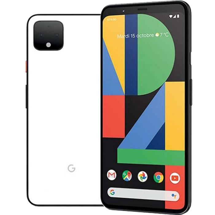 Téléphone Google Pixel 4 64GO --- Blanc - Cdiscount Téléphonie