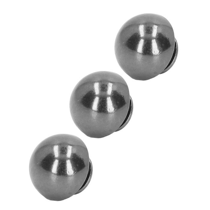 Rivet champignon - HURRISE - Métal Cuir - 100 Ensembles - Noir ...