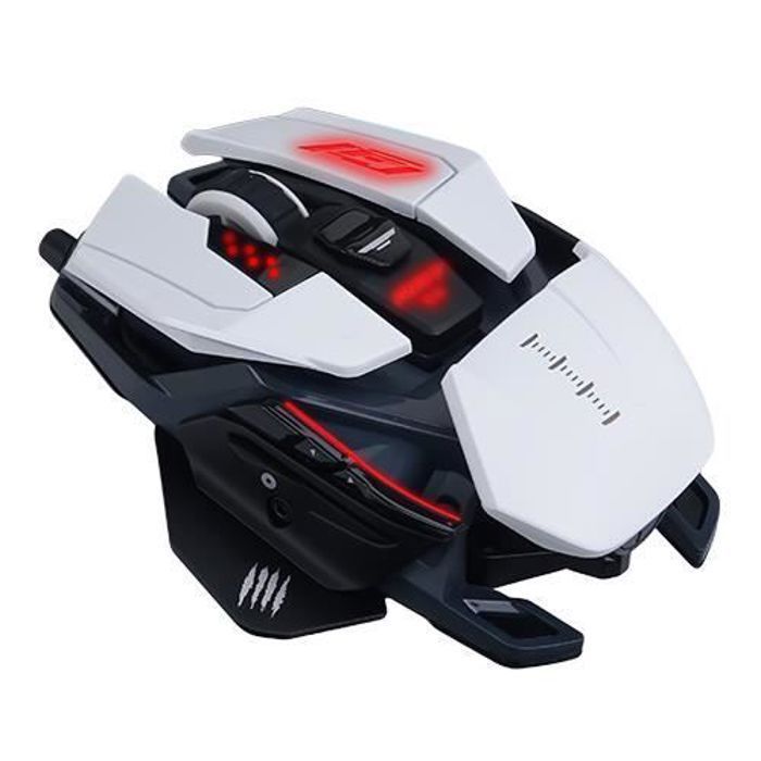 MADCATZ Souris gamer RAT PRO S3 BLANCHE - Cdiscount Informatique