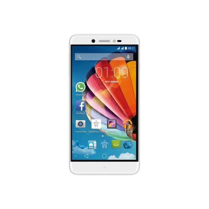 Smartphone MEDIACOM PhonePad Duo S532L - Double SIM - 16 Go - 5.3" IPS ...