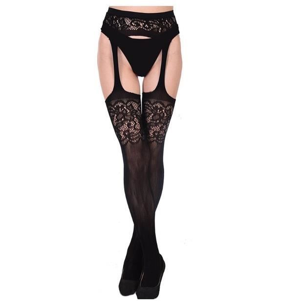 Bas Collants En Dentelle Pour Femmes Sexy Styliste Mode Haut