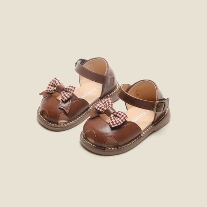 SANDALE - NU-PIEDS KJEHOME sandales filles en cuir semelle souple ...