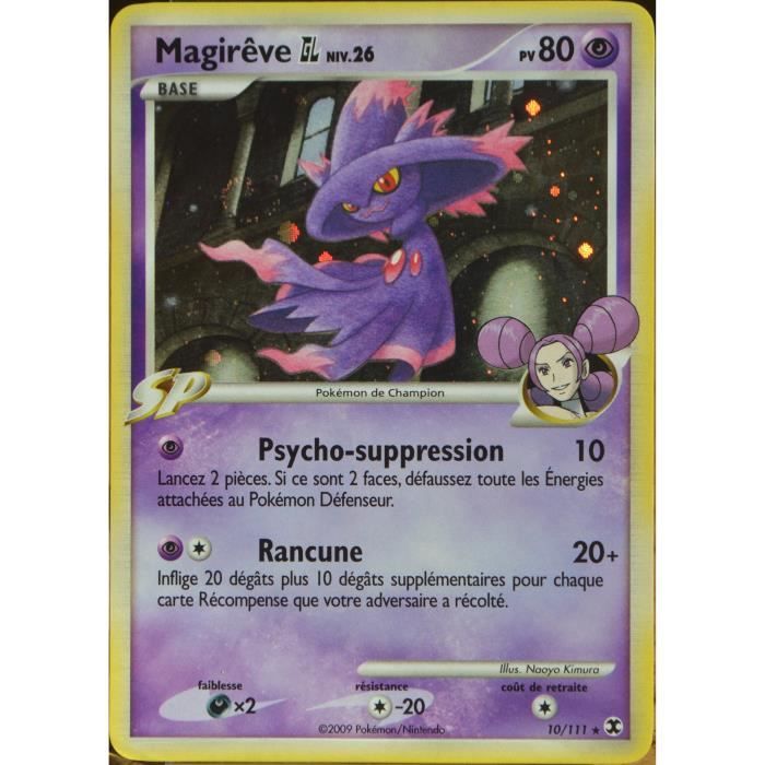 Carte Pokémon Magirêve 80 PV 10-111 PL02 - Platine Rivaux Émergeants ...