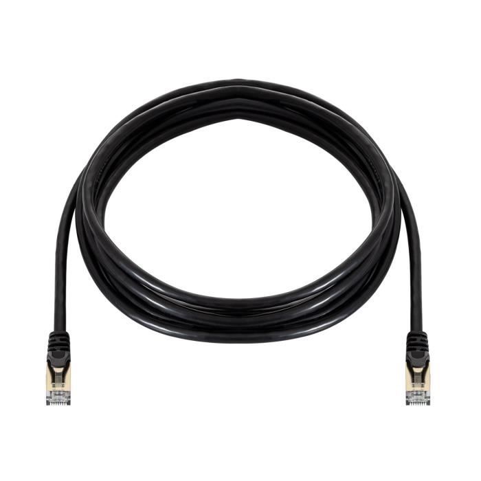 TECHBREY Câble Réseau SFTP Ethernet RJ45 CAT6A Cordon de Raccordement ...