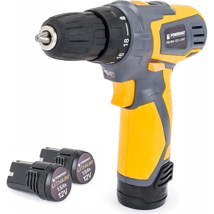 Tournevis Électrique Sans Fil Visseuse Dévisseuse À Batterie Li-Ion X2 ...