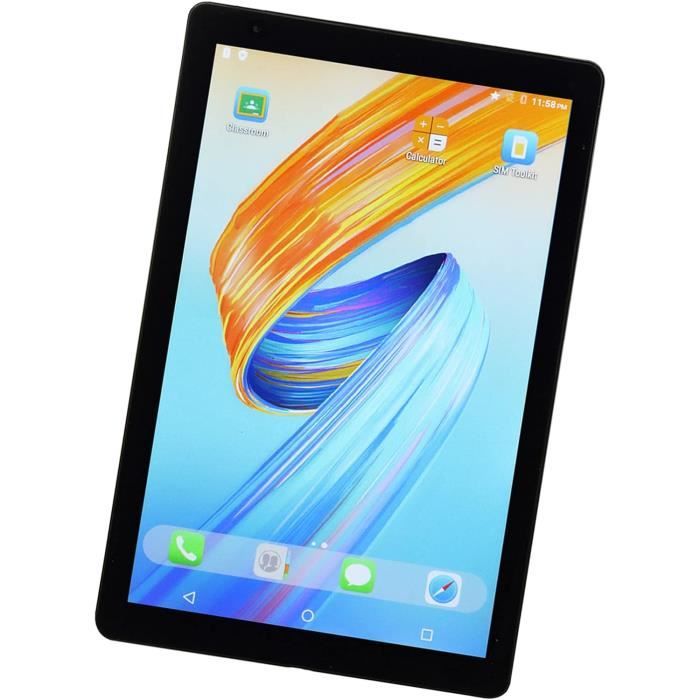 Tablette Hd, Double Sim Double Veille Tablette Prise Eu 110-240V Avant ...