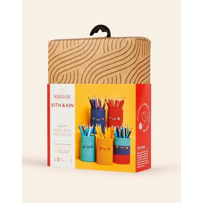 Kith & Kin Kit De Crochetage Avec 8 Boules De Coton Happy Cotton ...