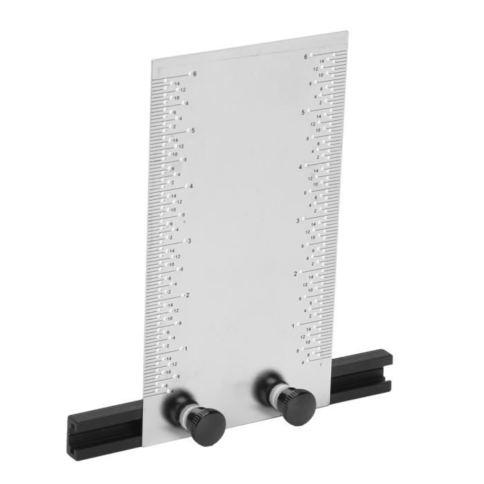 Scribe à bois - YOSOO - Règle de traçage en acier inoxydable - Échelle ...