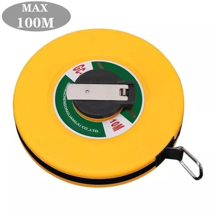 Mètre ruban - Non spécifié - 50M - Fibre de lin - ABS - Outil de mesure ...