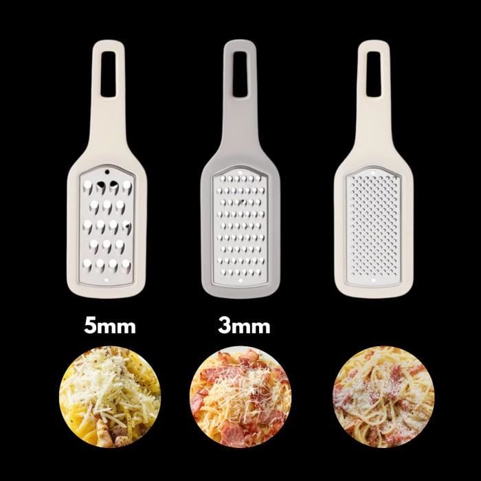 Rapeuse Legume Et Fromage Manuelle, 3 En 1 Rape A Fromage Empilable ...