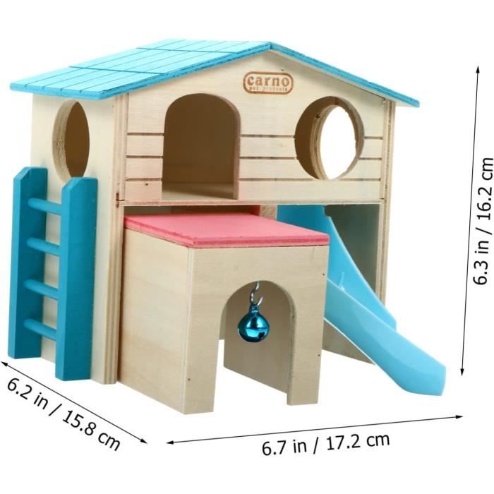 2 Pièces Maison De Hamster Accessoire Hamster Accessoires Hamster Mini ...