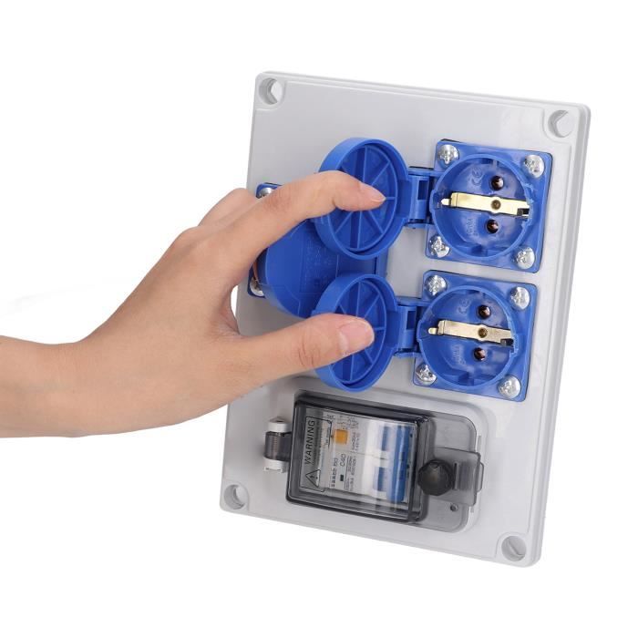 Prise murale - PWSHYMI - SGKJ-2C - Étanche - Double - ABS - Cdiscount ...