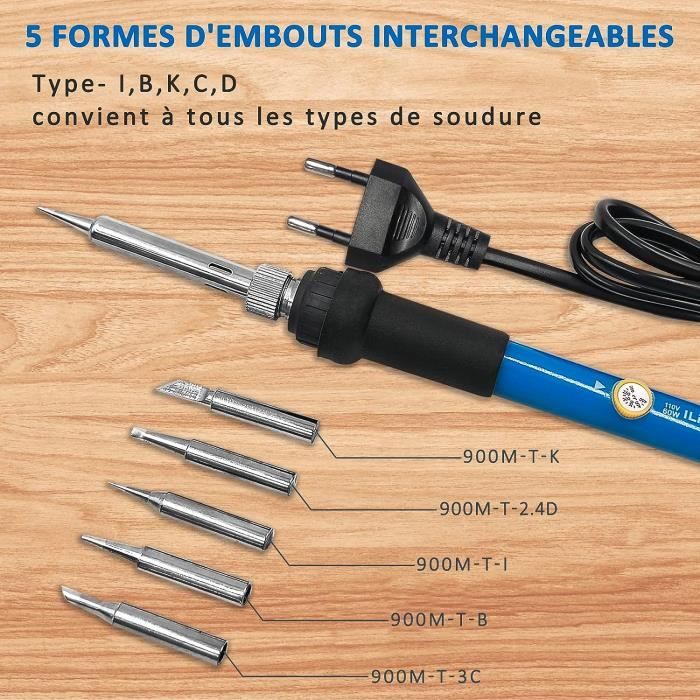 Fer à Souder, Ilibilib 60W Kit Soudure Electronique Température ...