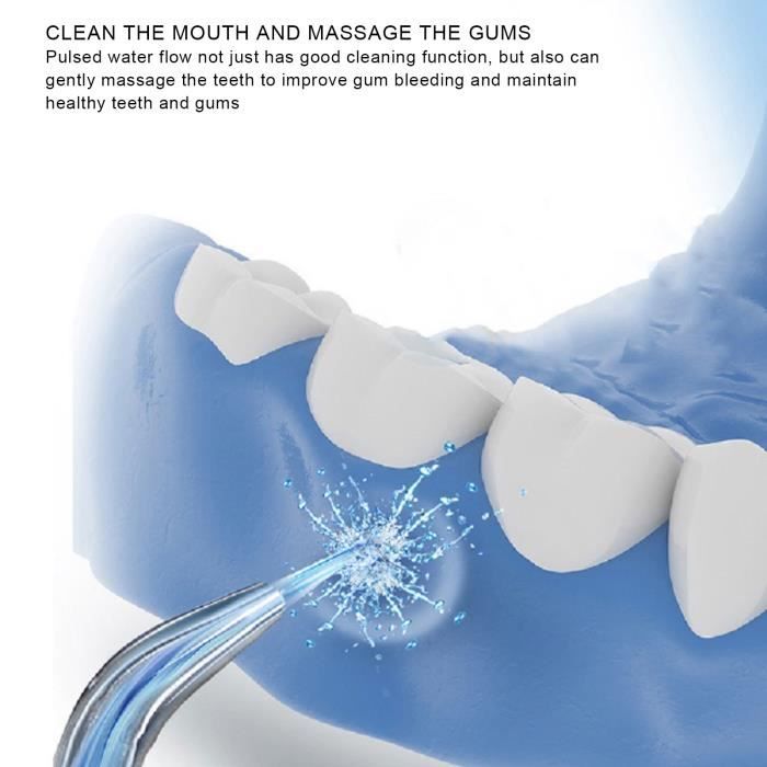 Vvikizy Hydropulseur Water Flosser Portable Dentaire Oral Irrigator Fil ...