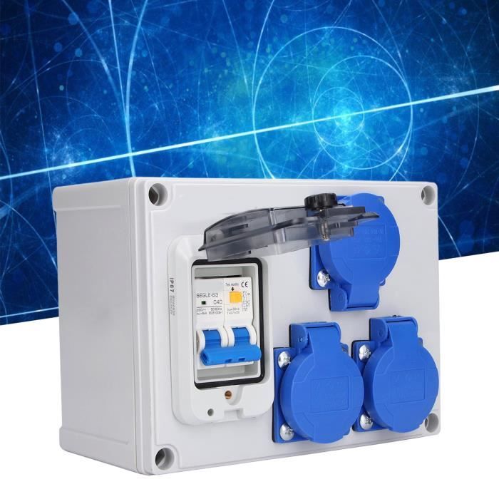 Prise murale - PWSHYMI - SGKJ-2C - Étanche - Double - ABS - Cdiscount ...