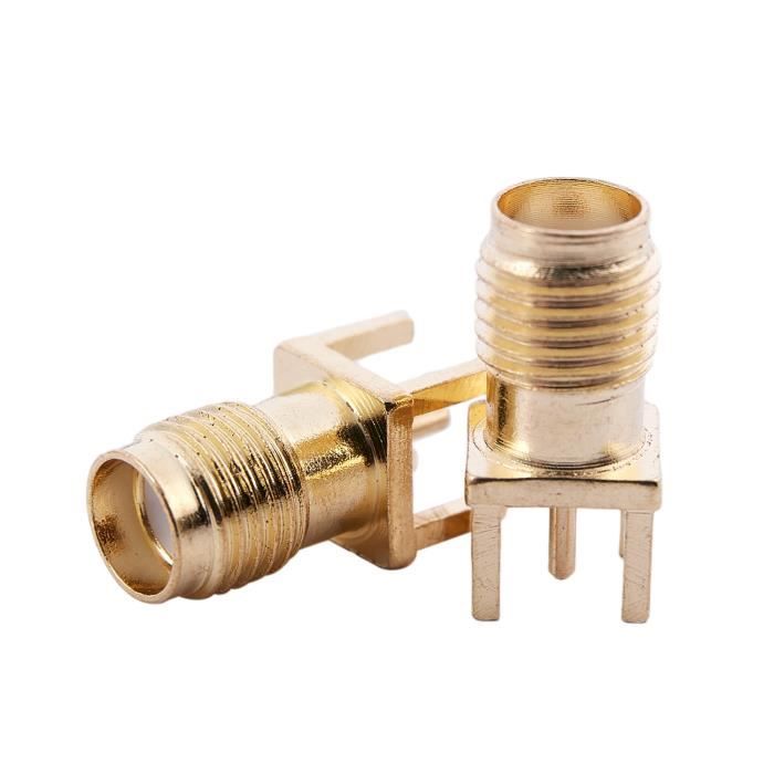 10X Sma Femelle Jack À Souder, Montage Sur Circuit Imprimé, Connecteur ...