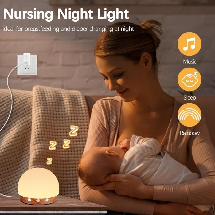 Veilleuses Pour Adultes Enfants Lampe De Chevet Lampe À Changement De ...