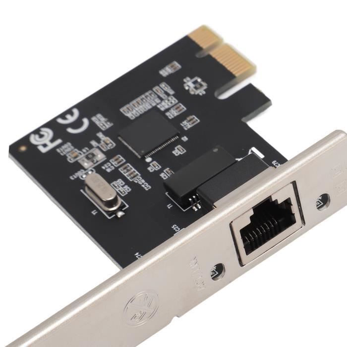 Carte réseau PCIe Gigabit Ethernet Express Plug and Play 10 100 ...