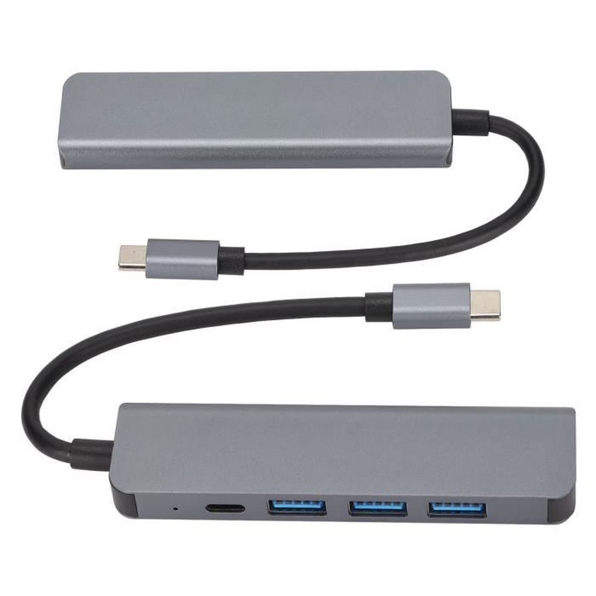 5 en 1 Concentrateur USB C Hub Ultra Haute Définition 5 Gbps Taux de Transfert PD Charge USB C ...