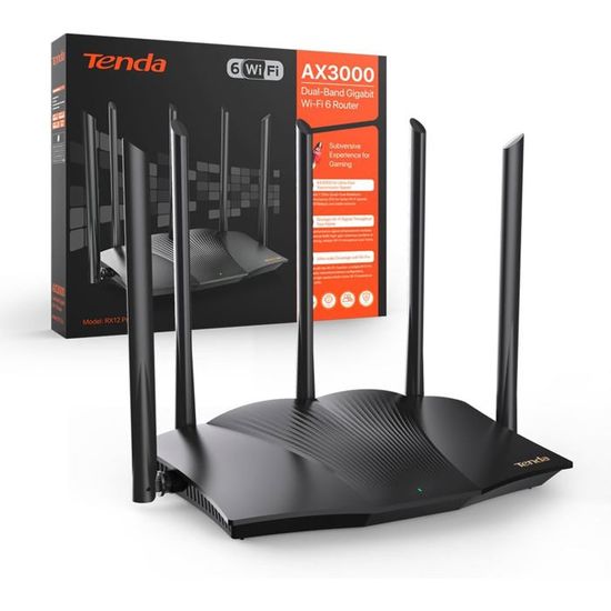 Rx12 Pro Wifi Router, Ax3000 Dual-Band Wifi Router, 5 X 6Dbi High Power ...