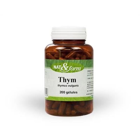 THYM 200 gélules - Nat et Form - Atlantic Nature - Cdiscount Au quotidien