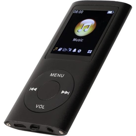 Lecteur MP3 Portable - TRAHOO - 8 Go - Noir - Wi-Fi - Qualité sonore ...