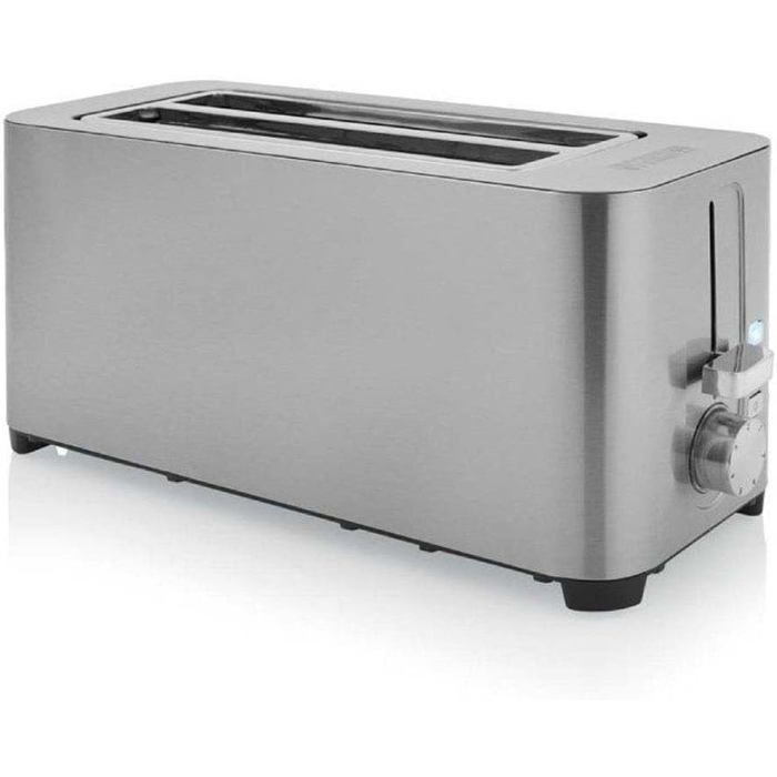 Grille-Pain Steel Toaster 2 Long Slot - 1 050 W - Fonctions ...