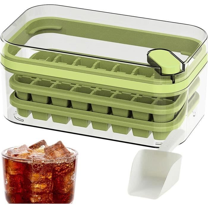 Bac À Glaçons, Can Ice Pack Bac À Glaçons Carré Avec Bac, Bacs À Cubes ...