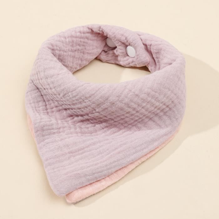 A4 - Bavoirs triangulaires en mousseline de coton pour bébé, Serviette ...