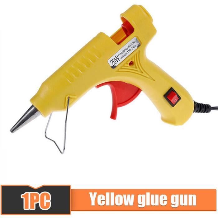 Pistolet a colle,Pistolet à colle thermofusible avec bâtons de colle ...