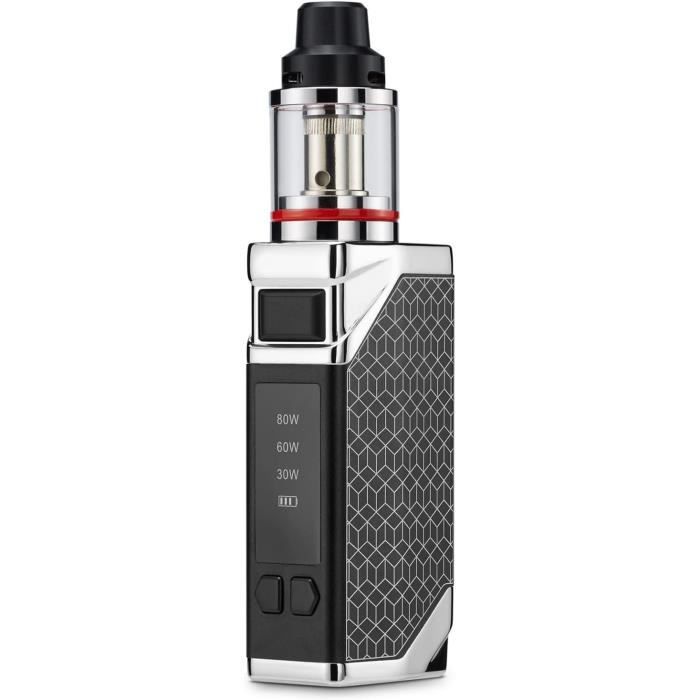 Cigarettes Électroniques, 80W Box Mod Batterie 2200mAh 0,3Ohm ...