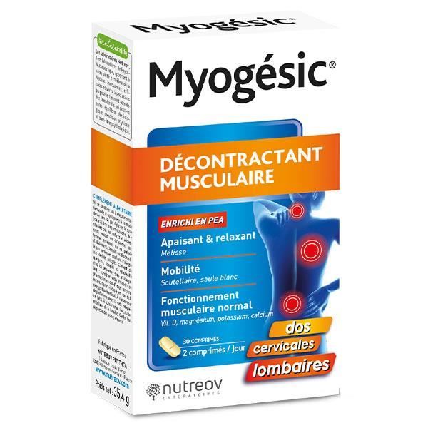 Nutreov Physcience Myogesic Décontractant Musculaire 30 comprimés ...