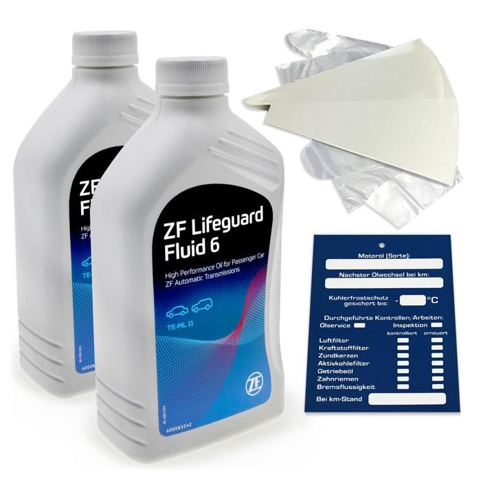 2 Litre Huile pour Boîte à Vitesse Automatique 6HP ZF Lifeguard Fluid 6 ...
