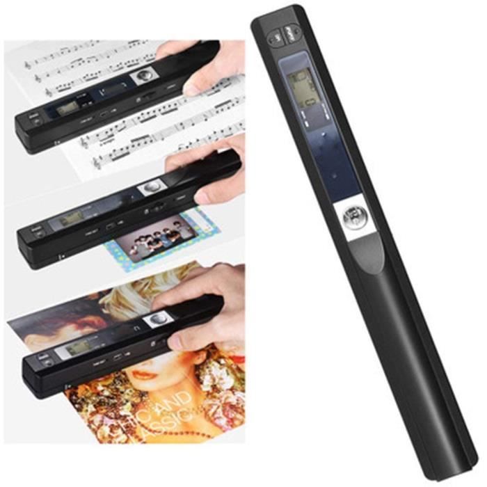 SCANNER Scanner portatif sans fil Baguette de documents et images ...