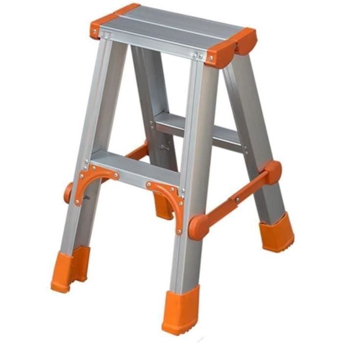 Marchepieds escamotables Pliage Escabeau, Échelle Portative avec Grande Plate-Forme, d'escalade ...