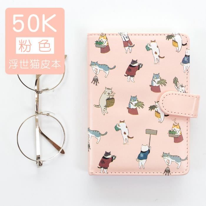 Carnet de notes - Mignon - Cuir - Rose - 148x105mm - Planificateur ...