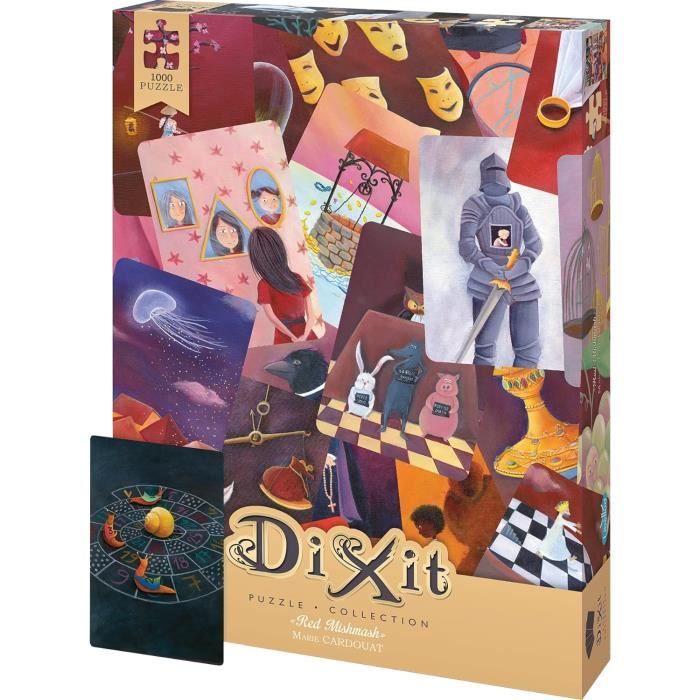 Libellud | Dixit - Puzzle 1000 Pièces - Red Mishmash | Jeu De Société ...