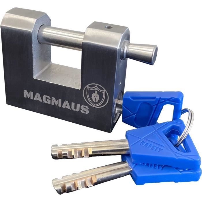 ® Rtl-60 Cadenas Sécurisé Ultra-Résistant 3 Clés [Acier Inoxydable] Résistant Aux Intempéries ...