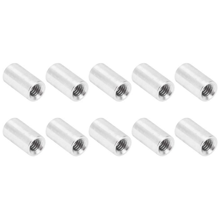Entretoise ronde - CIKONIELF - M4 - Alliage d'aluminium - Lot de 10 ...