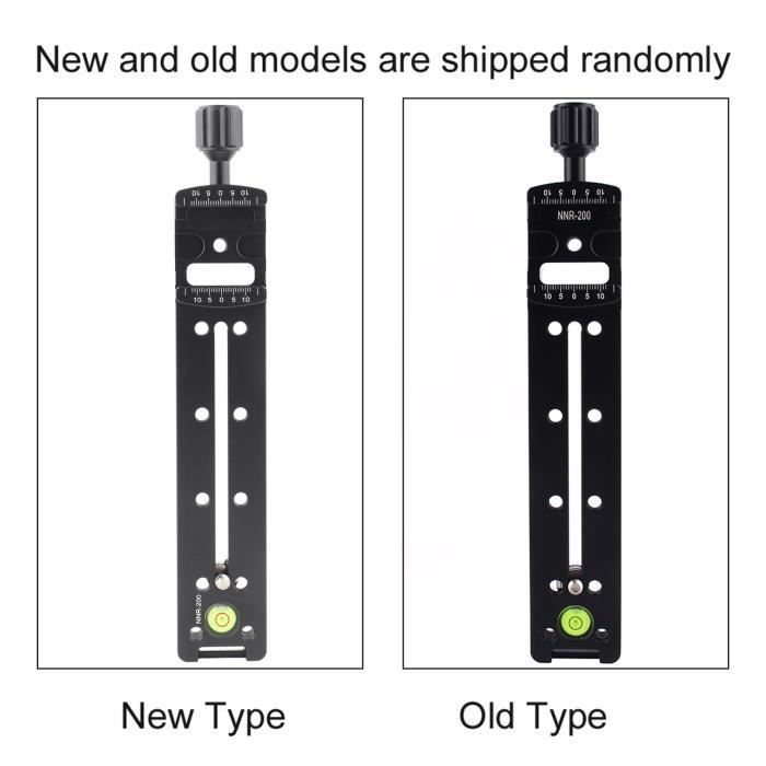 HURRISE Plaque coulissante de Rail Rail de Caméra Coulissant Nodal ...