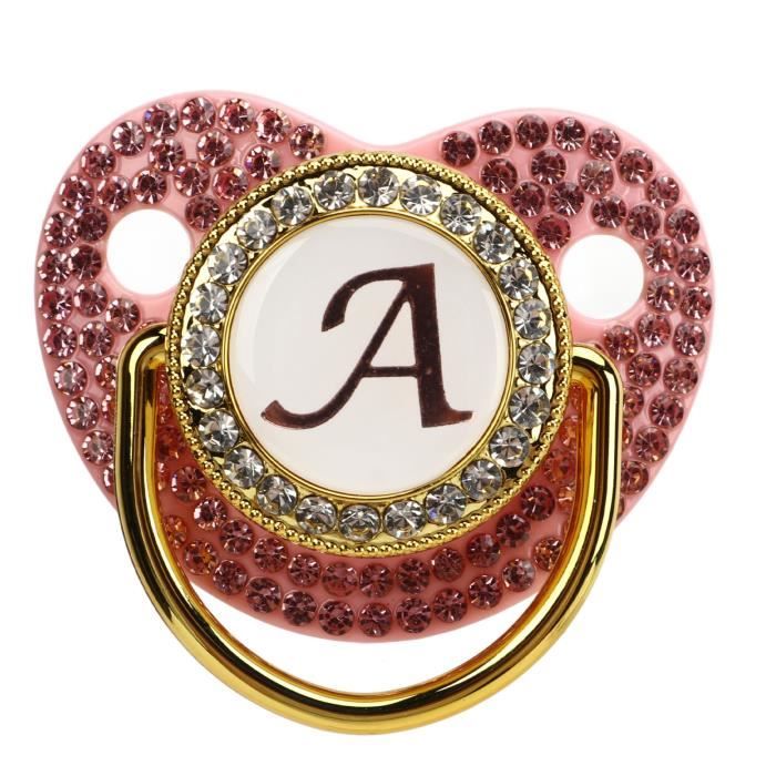 Sucette bébé dorée KEENSO - Design incurvé - Silicone - A partir de 18 ...