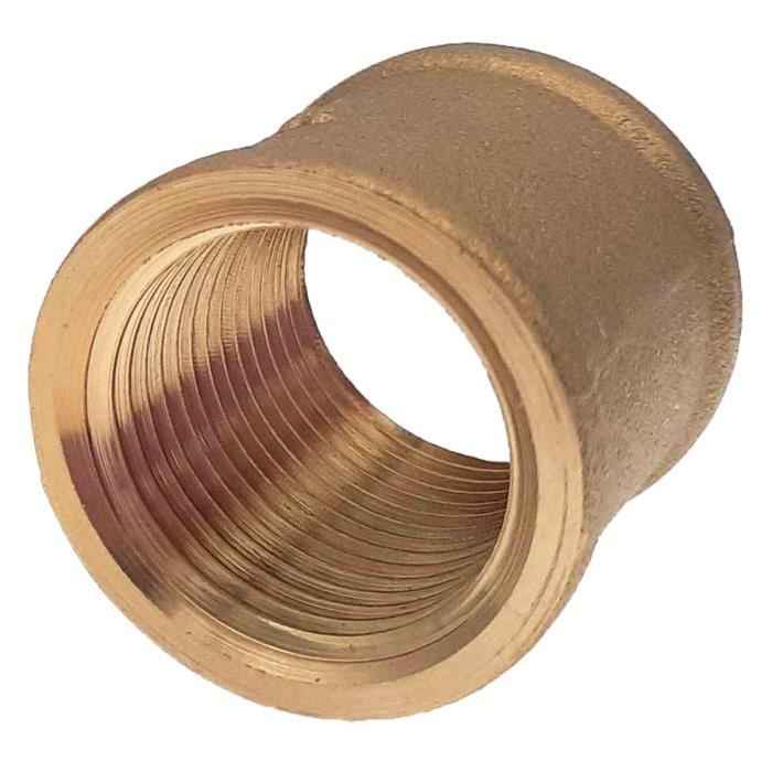 Manchon en laiton sphérique femelle à visser Ø 1-2" - à l'unité - Cdiscount Bricolage